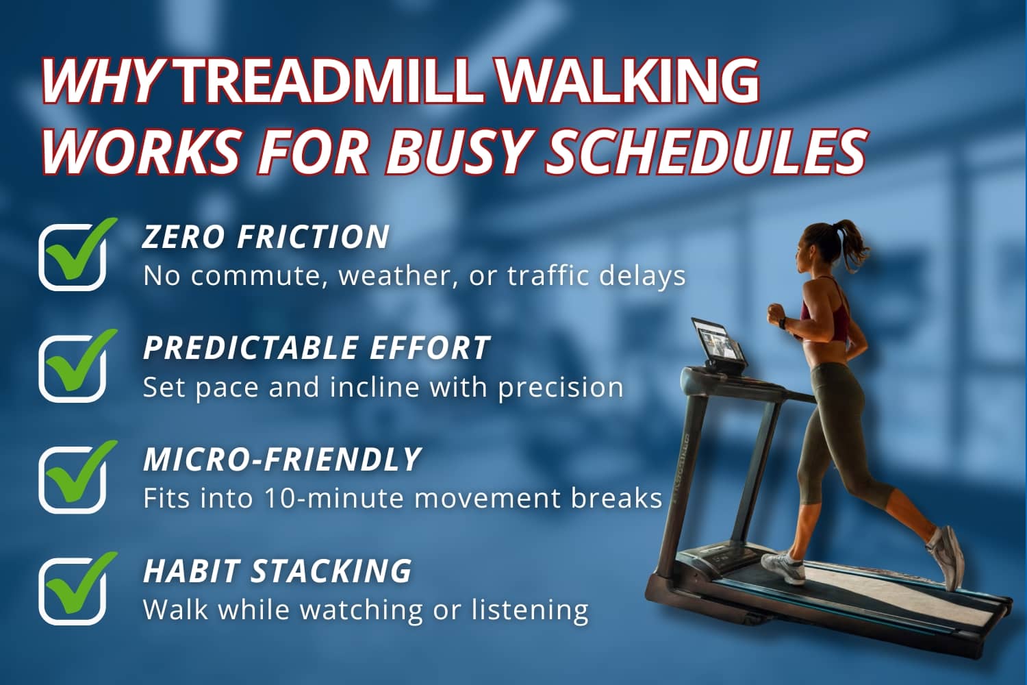 Treadmill Tips & Benefits That Make Fitness Consistency Easy | Mile ...